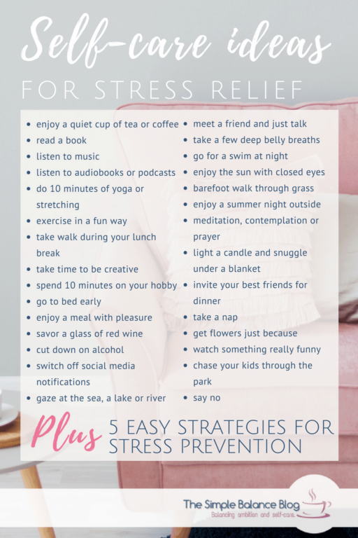 37 Easy self-care tips for busy days - The Simple Balance