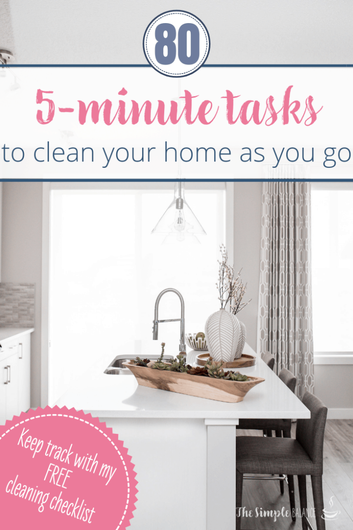 [Cleaning checklist] Transform your home with 5-minute tasks - The ...